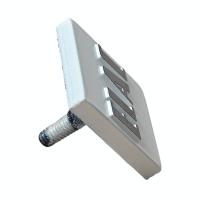 China Customized White Spray-painted Three-dimensional Aluminum Nameplate Subtle Black Logo Metal Plaque Nameplate. for sale