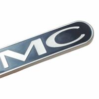 China Custom 3D Zinc Alloy Die-cast Nameplates With Back Studs for sale