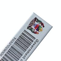 China Custom Durable Industrial Storehouse QR Code Labels Barcode Mini Metal Aluminum Asset Tags for sale