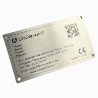 China Factory Customization Of Stainless Steel Nameplates For Industrial Equipment for sale