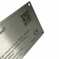China Factory Customization Of Stainless Steel Nameplates For Industrial Equipment for sale