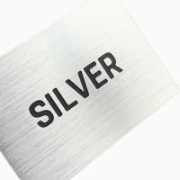 China Simple and elegant metal nameplate with brushed black paint for customization for sale