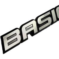 China Brand Logo Embossed Nameplate Custom Stainless Steel Logo Plate with Super Strong Self-adhesive for Kitchen Utensils for sale
