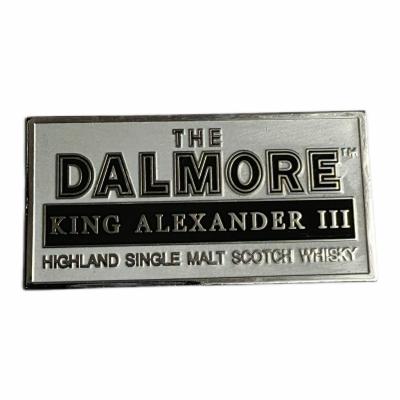 China Customized Metal Embossed Stainless Steel Nameplates For High-end Identification for sale