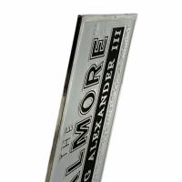 China Customized Metal Embossed Stainless Steel Nameplates For High-end Identification for sale