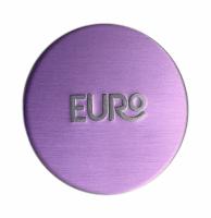 China Customized Circular Color Aluminum Nameplate With Raised Character Metal Identification for sale