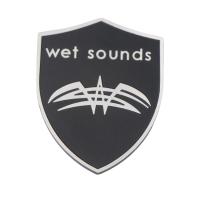China Custom Shield-shaped Die-cast Aluminum Nameplate With Adhesive Backing for sale