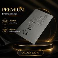 China Custom Polished Lettering Raised Stainless Steel Nameplates Dumb Background Metal Nameplates For Instruments for sale