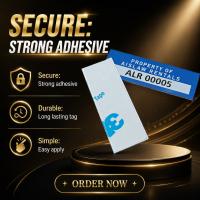 China Custom Aluminum Fixed‑Asset & Equipment Metal Identification Labels for sale