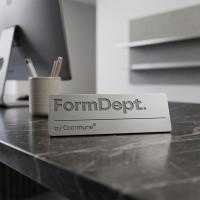 China A Popular Product For Custom Metal Nameplates With A Matte Silver Texture for sale