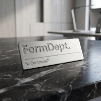 China A Popular Product For Custom Metal Nameplates With A Matte Silver Texture for sale