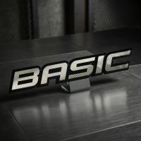 China Customized High-end Hardware Nameplate Aluminum Silver-colored Logo Metal Sign For Automotive Use for sale