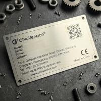 China High-Gloss Carved Aluminum Stainless Steel Engraved Embossed Nameplates Corrosion-Resistant Customized Metal Crafts for sale