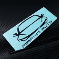 China Custom Self Design logo Nickel Sticker Electroplating Silver Durable Shinny Sticker for Box for sale
