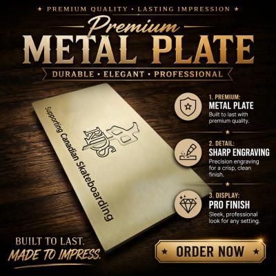 China Custom High‑Quality Brass Etched Sand‑Blasted Metal Nameplate for sale