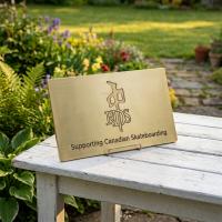 China Custom High‑Quality Brass Etched Sand‑Blasted Metal Nameplate for sale