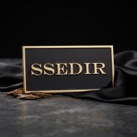 China Customized Metal Perfume Label With High-end Luxurious Logo And Metal Embossed Texture for sale