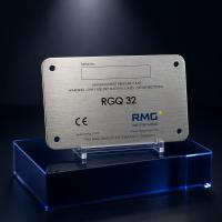 China Customized Metal Brush Durable Nameplate Industrial Aluminum Printing Nameplate with 4 Holes for sale