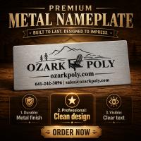 China Custom Brushed surface Stainless Steel Nameplates Etched Engraved Text Desk Black Metal Logo Plates for Furniture for sale
