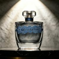 China Custom Luxury Matte Black Perfume Bottle with Metal Label Embossed Logo Nameplate for sale
