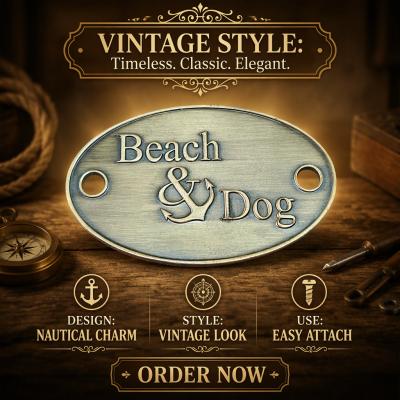 China Custom-made Metal Retro-colored Surface Signs Electroplated Zinc Alloy Labels for Bamboo Baskets for sale