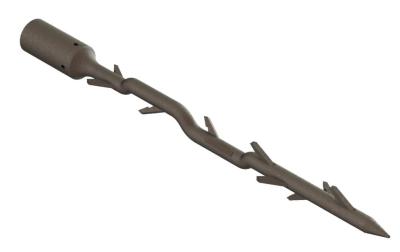 China Straight Shank And Crank Shank Wire Fishing Spear For Downhole Fishing for sale