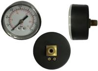 China General Service Pressure Gauge with 400 Bar Range, IP54 Protection, and Copper Alloy Wetted Parts for sale