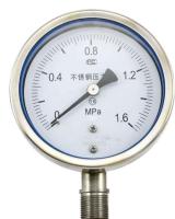 China Stainless Steel Pressure Gauge with 1600 bar Range and IP65 Protection for Industrial Use for sale