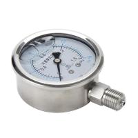 China Stainless Steel Pressure Gauge with 1600 bar Range and IP65 Protection for Industrial Use for sale