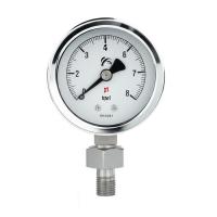 China Stainless Steel Pressure Gauge with 1600 bar Range and IP65 Protection for Industrial Use for sale