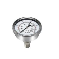 China Stainless Steel Bimetal Thermometer with IP65 Protection and Liquid Filled for Accurate Temperature Measurement for sale