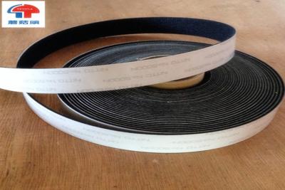 China Industrial Strength 6 Inch Hook and Loop Fastener Tape Black with 3M Adhesive 150mm for sale