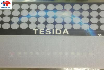 China 10Mm white color Bulk Hook And Loop Dots , hook and loop accessories Adhesive Backed die cut for sale
