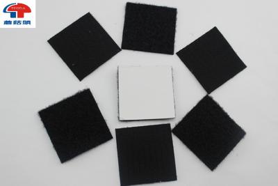China Self Adhesive Hook and Loop Dots 10000pcs Nylon Black White Custom Shapes for sale