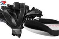 China Reusable Nylon Hook and Loop Cable Ties 16mm x 150mm Adjustable Straps with Buckle for sale