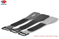 China Industrial Grade Hook and Loop Cinch Straps with D-Ring 30mm x 300mm Nylon for sale