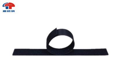 China Black Hook Loop Cable Ties Roll Back to Back Tape 10mm to 150mm Width Cable Management for sale