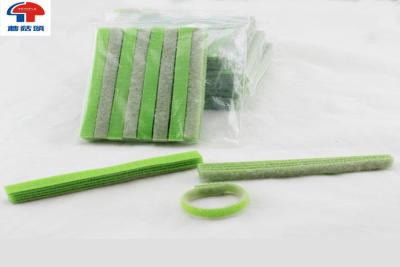 China Custom Printed Hook Loop Cable Ties Reusable Double Sided 10mm x 130mm for sale