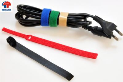 China UV Resistant Reusable Hook and Loop Cable Ties 300mm Self Sticky Nylon for sale