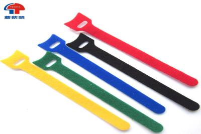 China Nylon Hook and Loop Cable Ties Roll 10mm Width Reusable Cable Management for sale