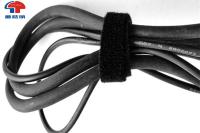 China Nylon Double Sided Tape 13mm x 25m Back to Back Cable Wrap Black Green for sale