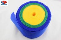China Nylon Hook and Loop Fastener Thin Loop Fabric 10mm Width Hook Receptive 25m Roll for sale