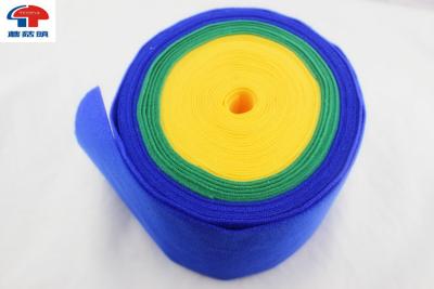 China Nylon Hook and Loop Fastener Thin Loop Fabric 10mm Width Hook Receptive 25m Roll for sale