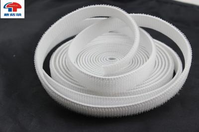 China Reusable Elastic Loop Straps 25mm Width Nylon Polyester White Custom Length for sale