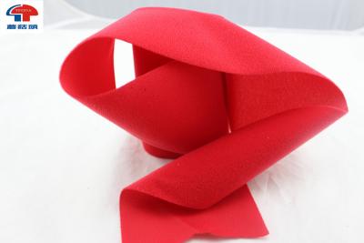 China Soft Hook and Loop Fabric Red Display 1500mm Width for Medical Industry for sale
