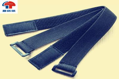 China Adjustable Elastic Hook and Loop Strap Wrist Bands 20mm Width Nylon Polyester for sale