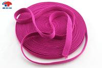 China Custom Elastic Hook and Loop Strap 10mm to 110mm Width Nylon Polyester for sale