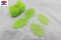 China Nylon Spiral Hook and Loop Hair Rollers 60mm 70mm Baby Green Heated Hair Rollers for sale