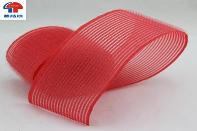 China Red Nylon Heated Hook and Loop Hair Rollers Self Grip 60mm 70mm 105mm 120mm for sale