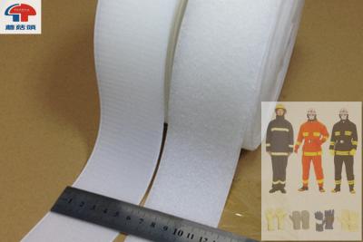 China Fireproof Hook Loop Tape 25mm Nylon Heat Resistant for Protective Wear SGS Certified for sale